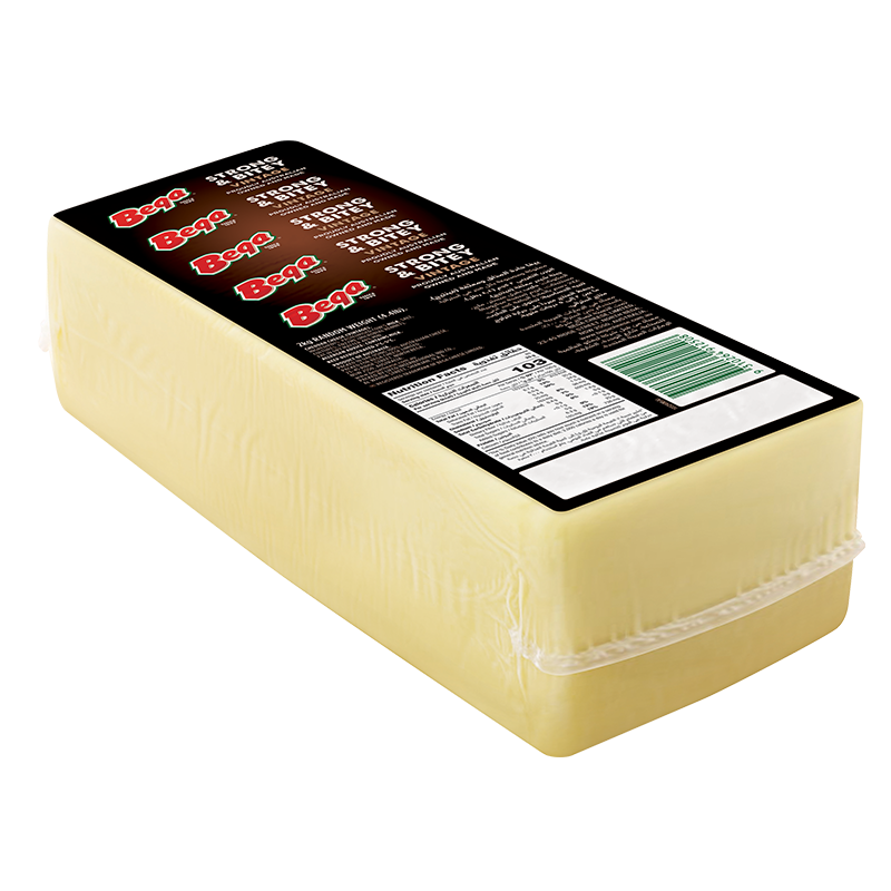 قالب شيدر طبيعية قوية ولذيذة من بيغا 2 كجم (متوفر في 4 × 2 كجم و10 × 2 ...