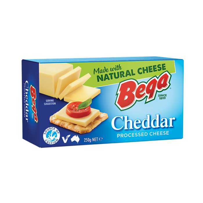 Bega Processed Cheese Block 250g - Bega Retails MY