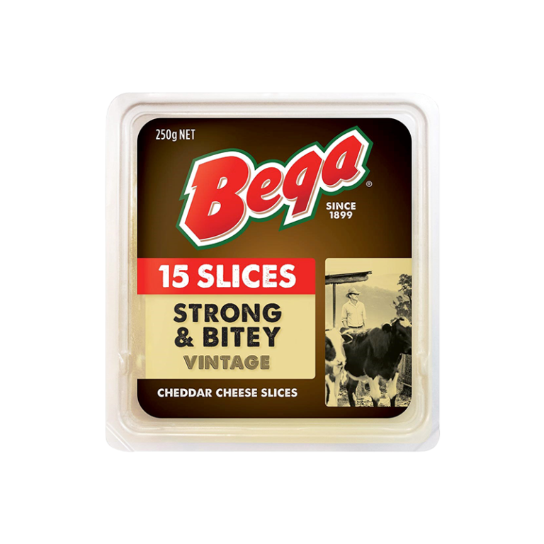 Bega Strong Bitey Natural Slices 250g - Bega Retails MY