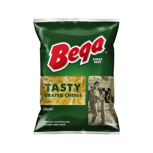 Bega Tasty Grated Cheese 250g - Bega Retails MY